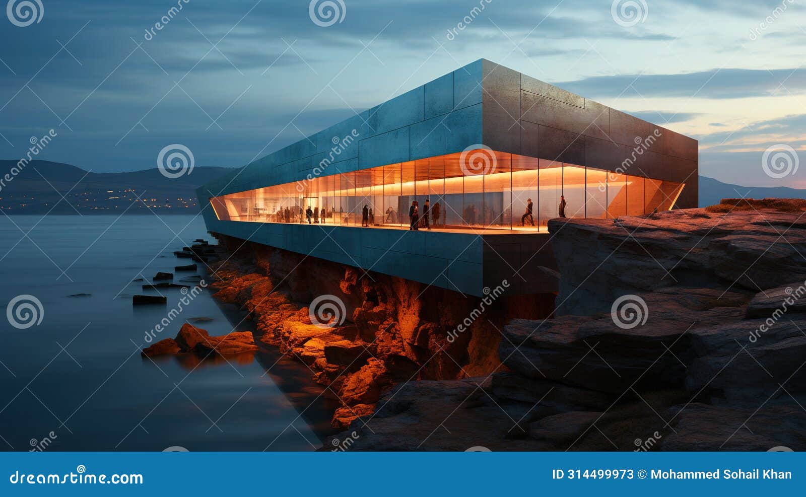 An Artificial Structure on the Edge of a Cliff Integrated into the ...