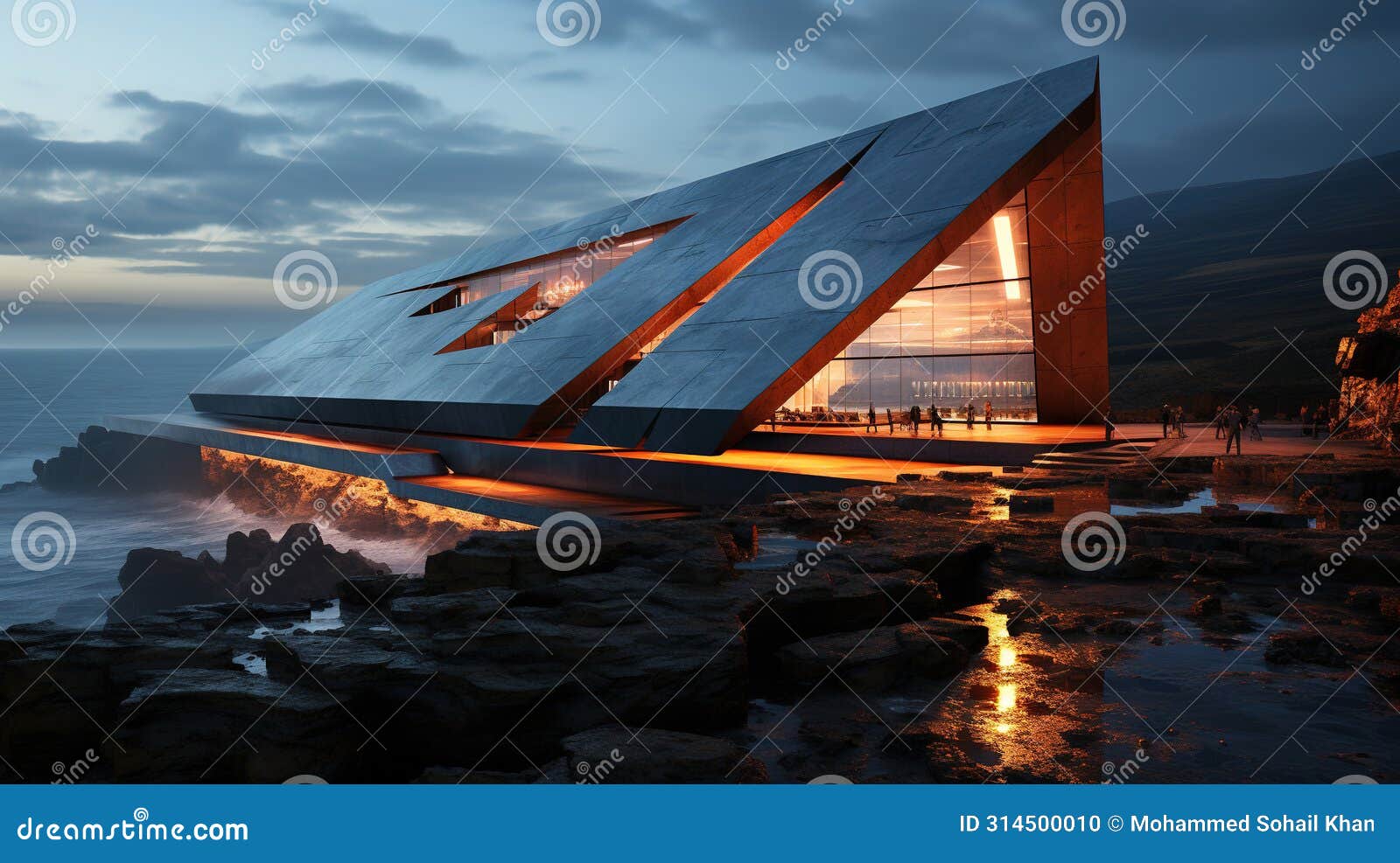 An Artificial Structure on the Edge of a Cliff Integrated into the ...