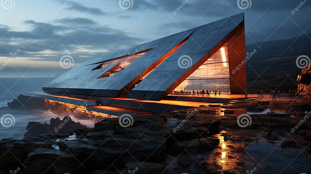 An Artificial Structure on the Edge of a Cliff Integrated into the ...