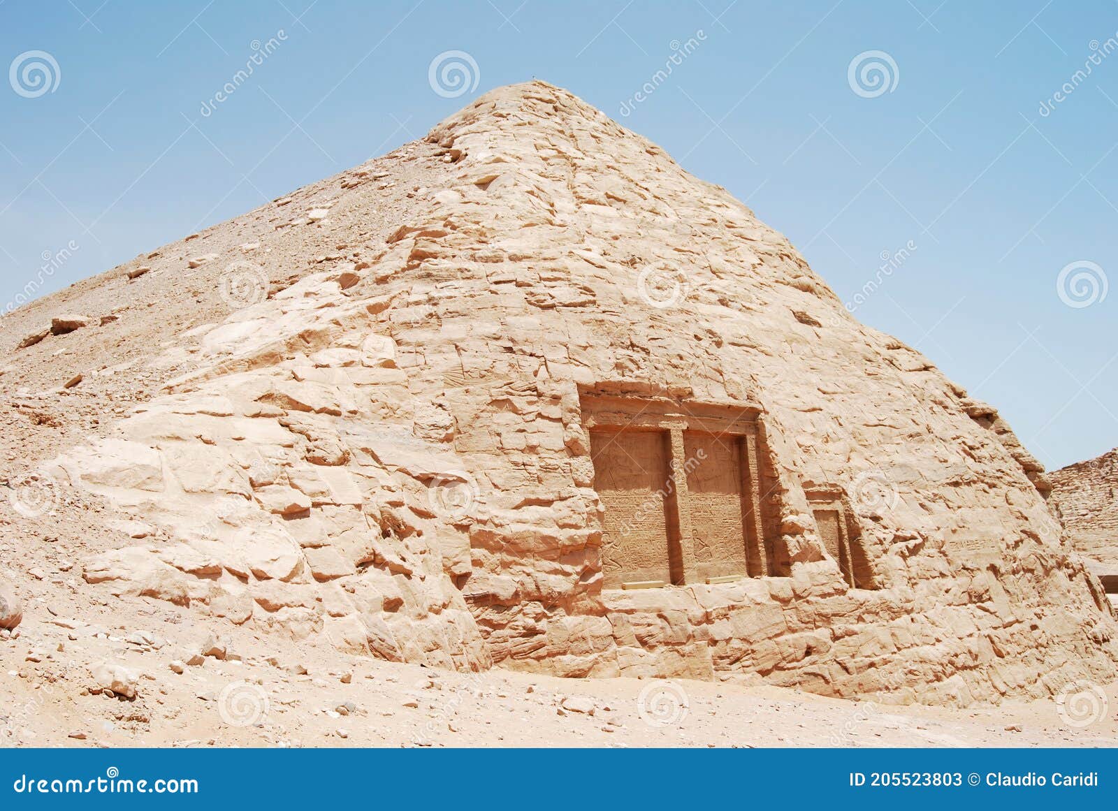 Artificial Structures Camouflaged To Contain the Abu Simbel Temple ...