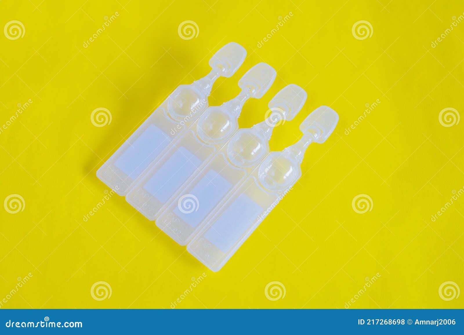 Artificial Tears Eye Drops Encapsulated with Plastic Pipettes Stock ...