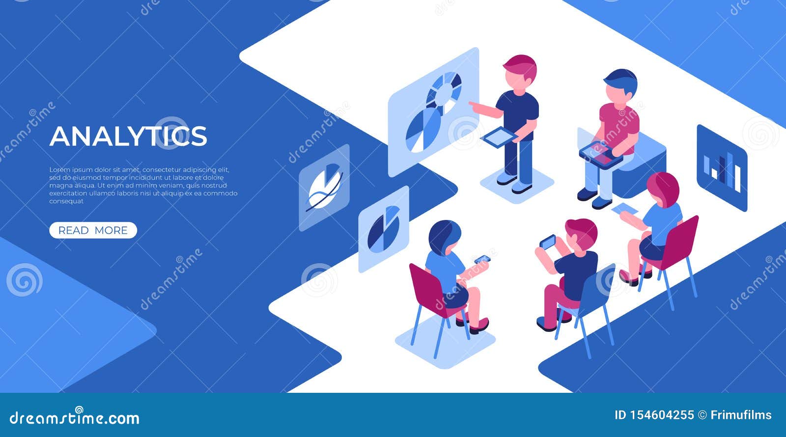 Artificial Virtual Reality Analytics Technology Stock Illustration ...