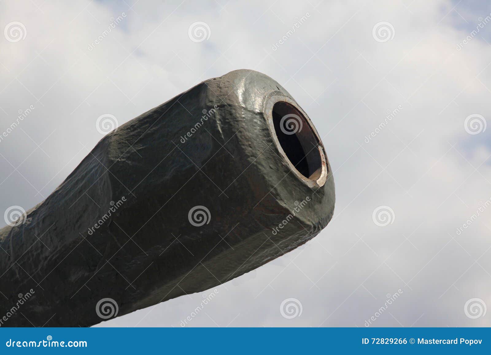 Artillery gun barrel stock photo. Image of defense, artillery - 72829266