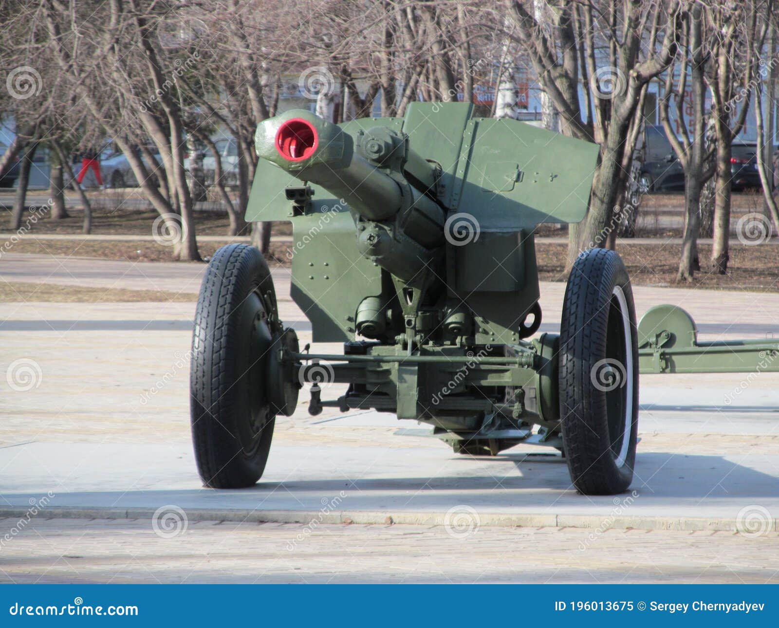 Artillery Piece of the Soviet Union Stock Image - Image of world, piece ...