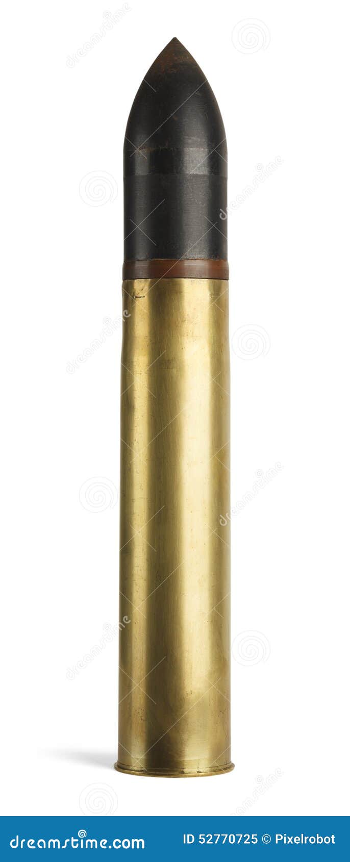 Artillery Shell stock image. Image of shiny, montage - 52770725