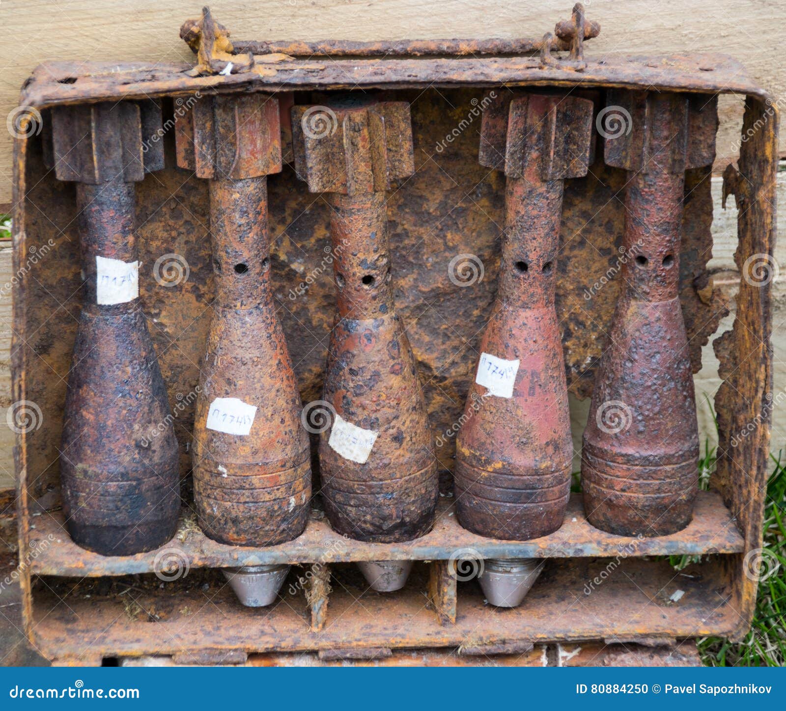 Artillery Shell Isolated On White Background. Artillery Shell From The ...