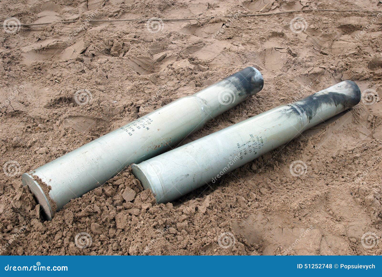Artillery shells stock photo. Image of shoot, antitank - 51252748