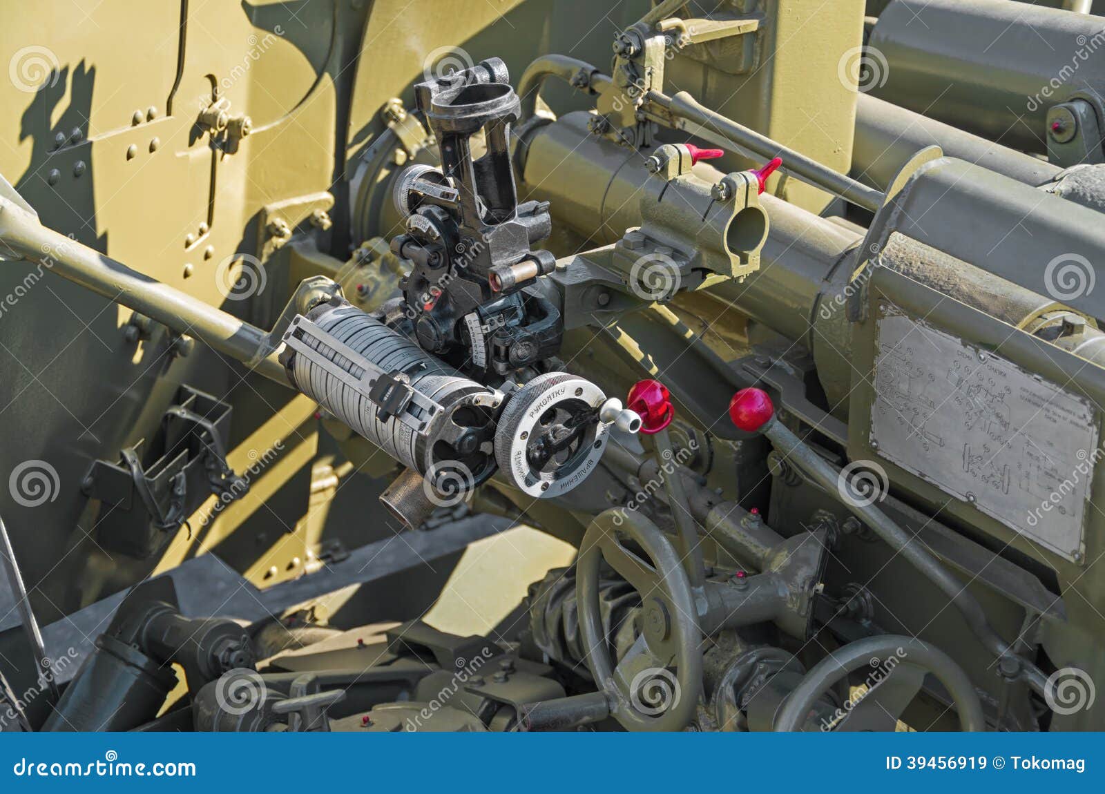 Artillery sight stock image. Image of caliber, explode - 39456919