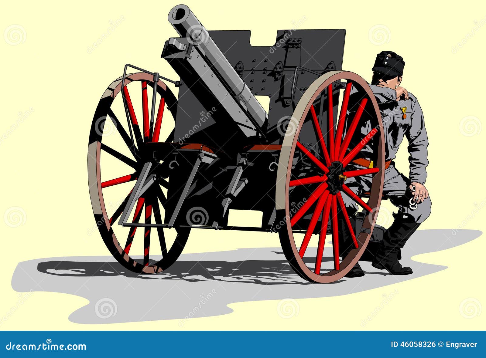 Artilleryman Cartoons, Illustrations & Vector Stock Images - 31 ...