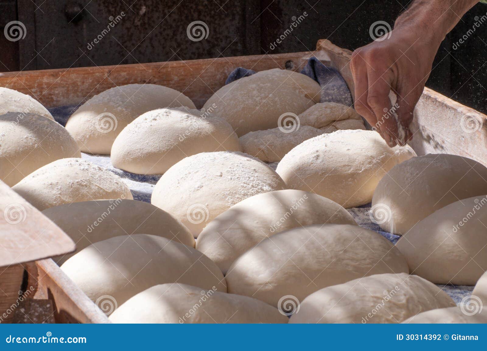Artisan baker stock photo. Image of cooked, baguette - 30314392