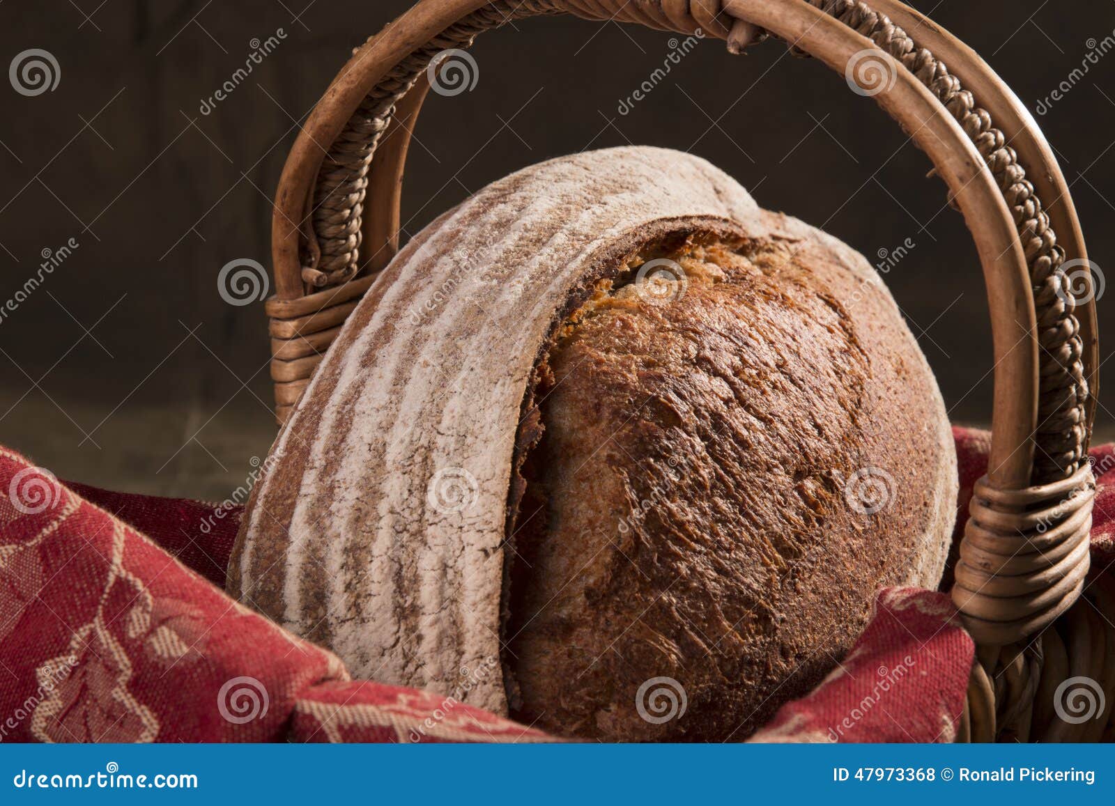 Artisan Bread in a Basket 2 Stock Photo - Image of bread, basket: 47973368