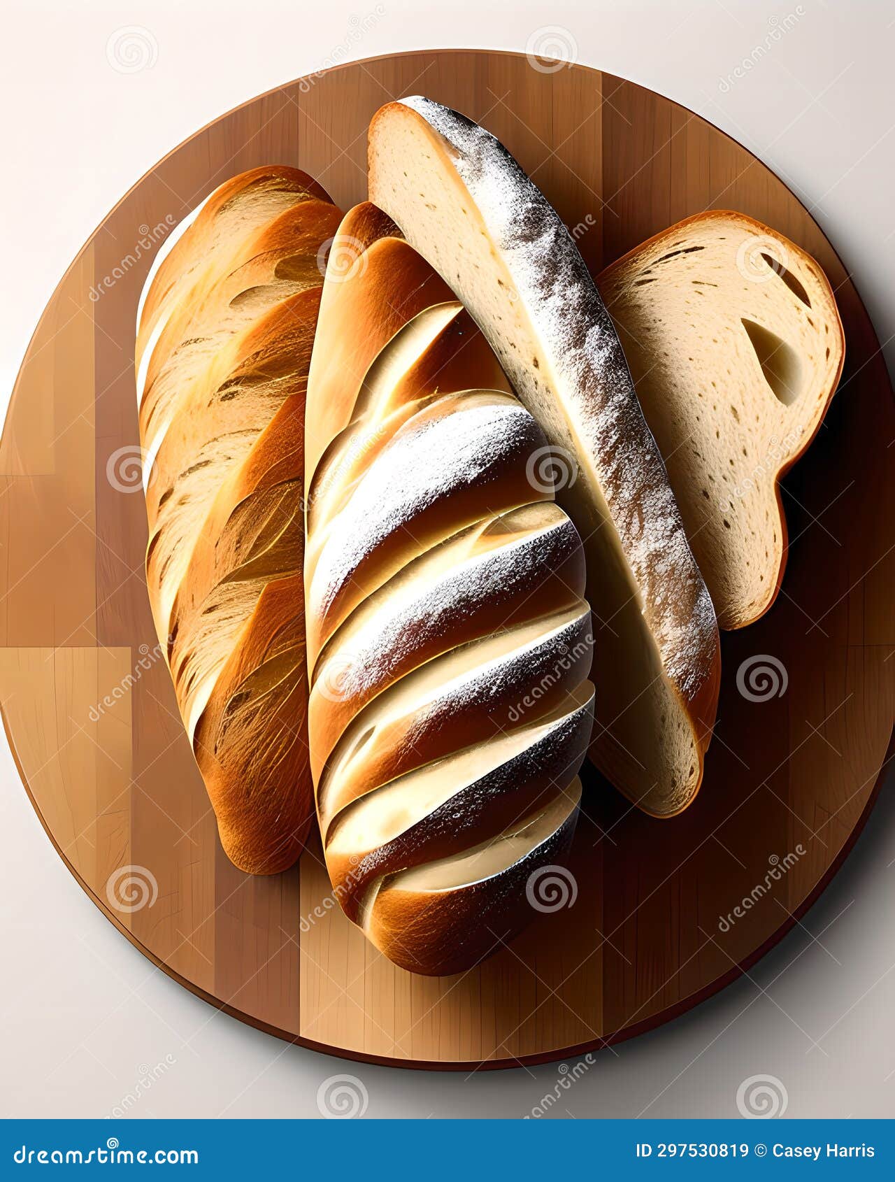 Artisan bread selection stock illustration. Illustration of tasty ...