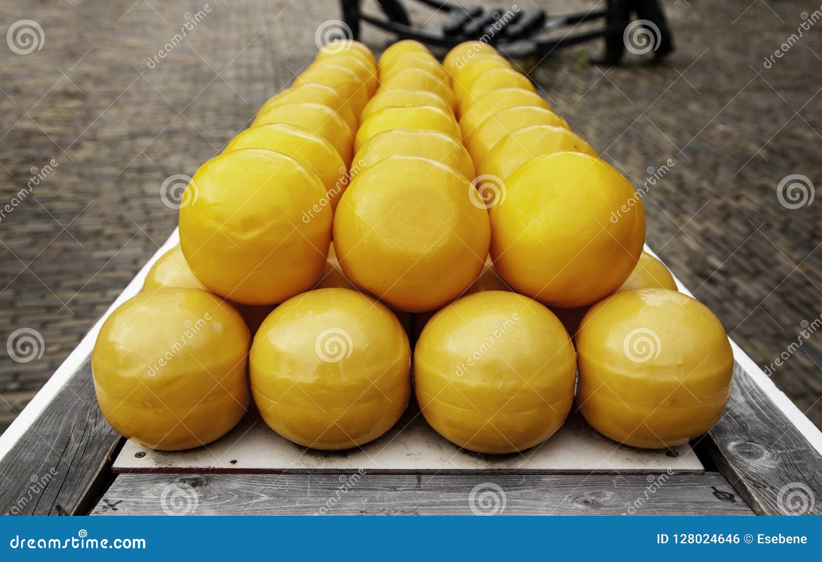 Artisan edam cheese stock photo. Image of cheese, green - 128024646