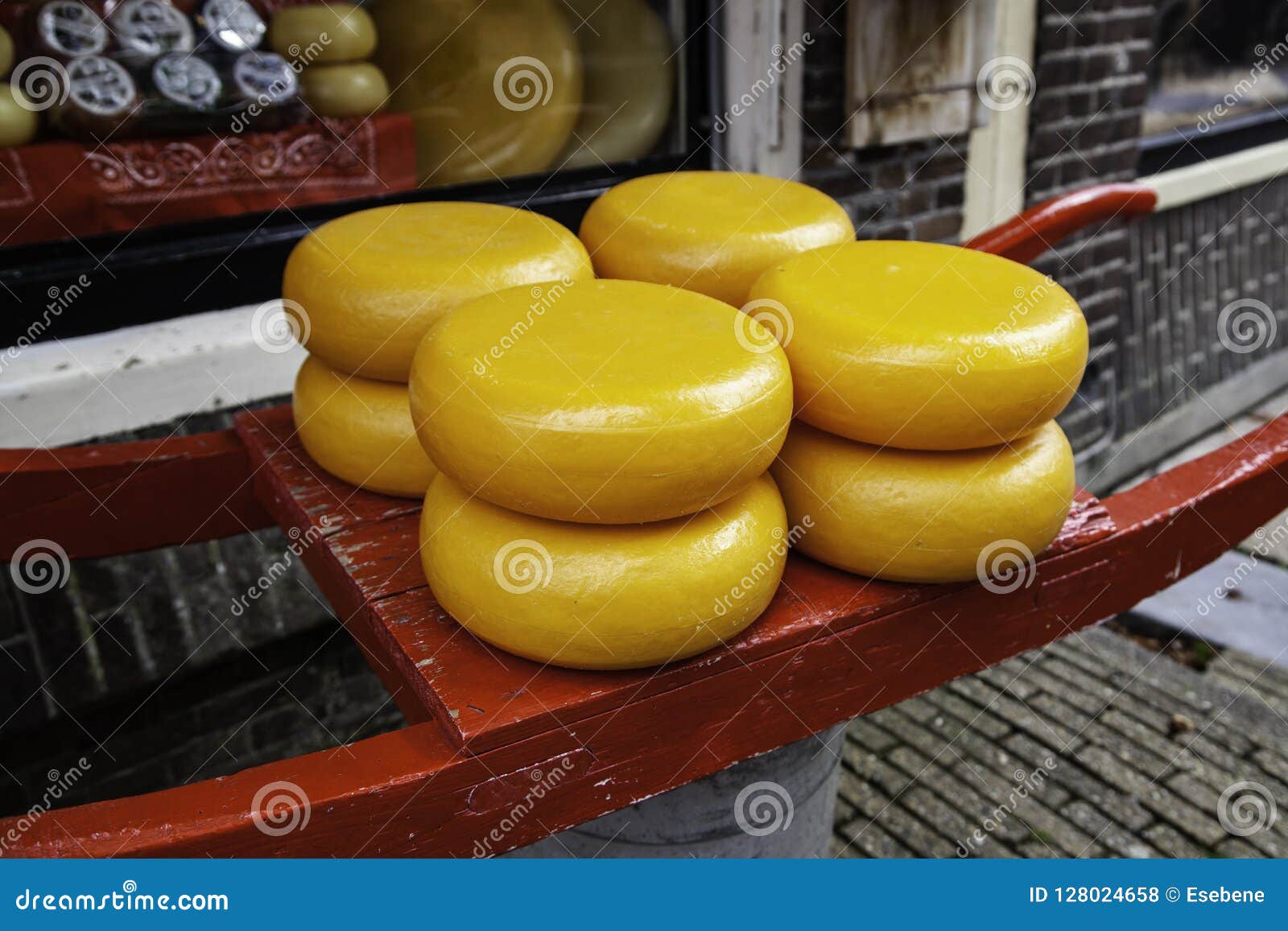 Artisan edam cheese stock photo. Image of flags, summer - 128024658
