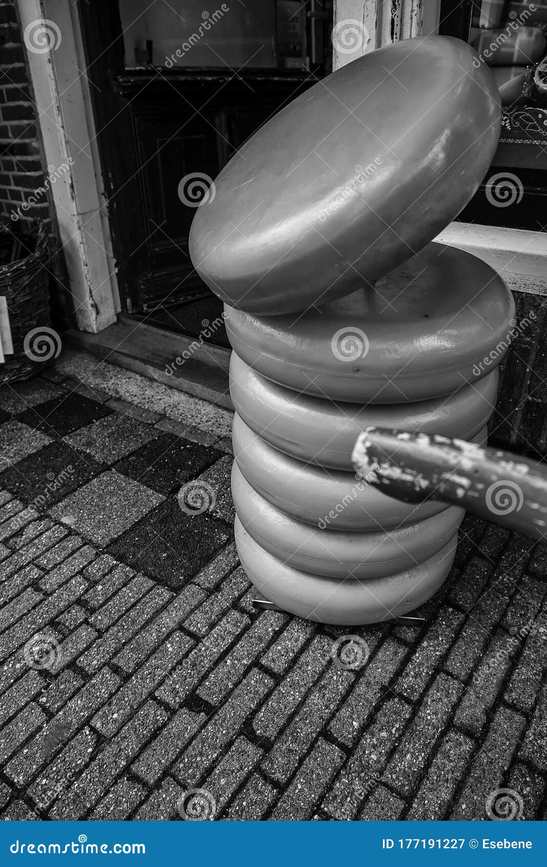 Artisan edam cheese stock image. Image of village, yellowwaxed - 177191227