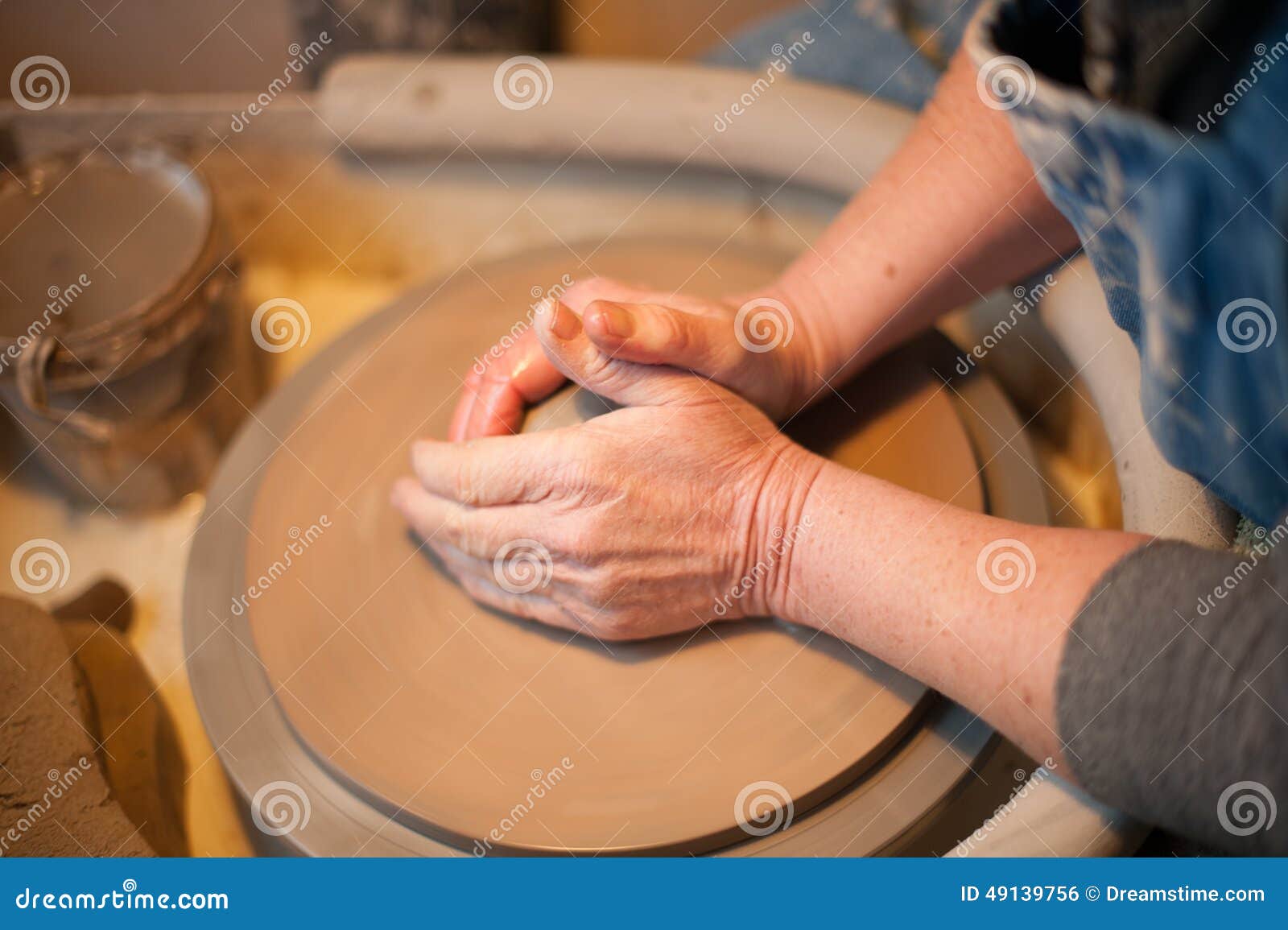Artisan Potter Throwing a Pot Stock Photo - Image of crafts, creation ...