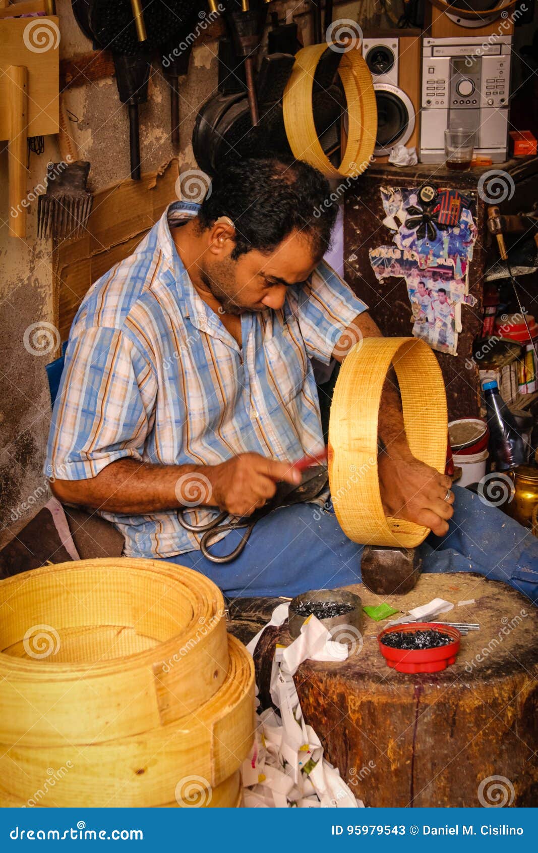 Artisan at Work. Marrakesh. Morocco Editorial Stock Photo - Image of ...