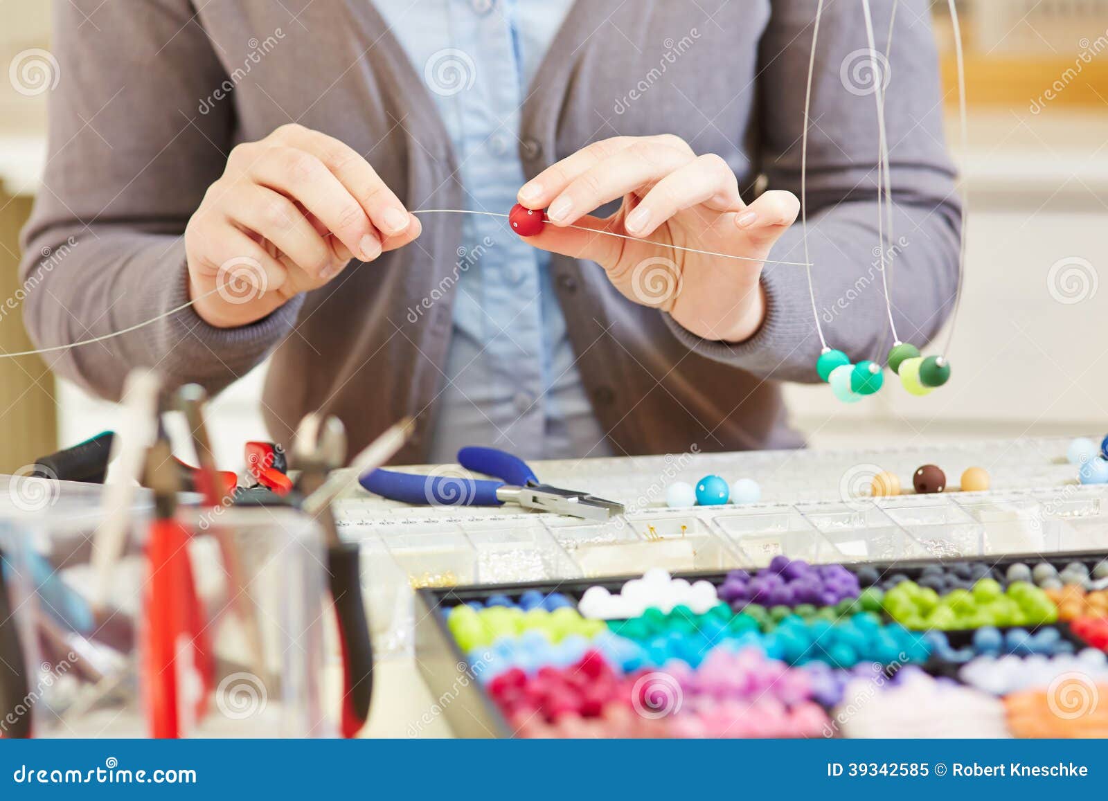 Artisan in Workshop Creating Stock Image - Image of jeweler, jewelry ...