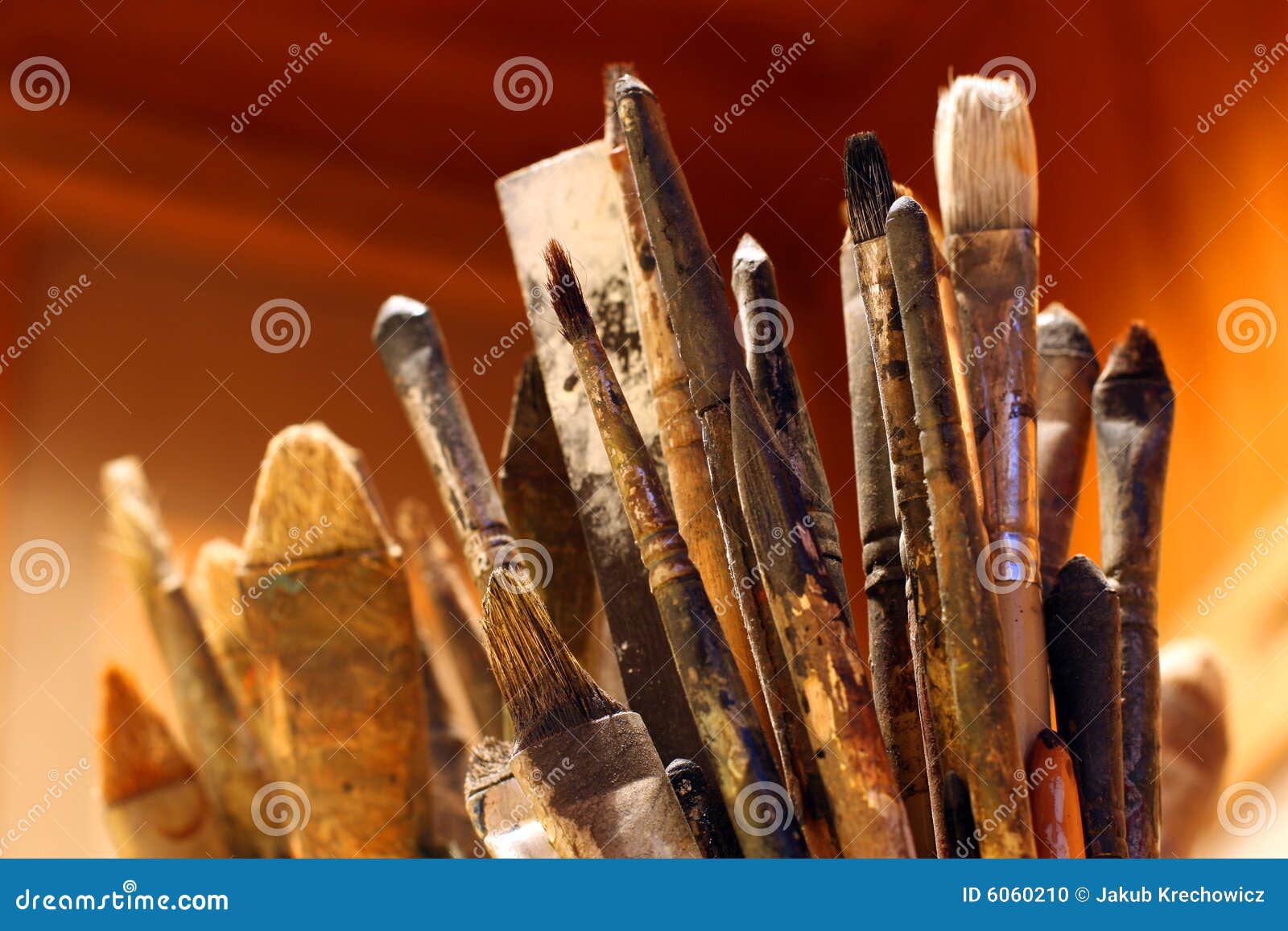 Artist Brushes stock photo. Image of expressionism, still - 6060210