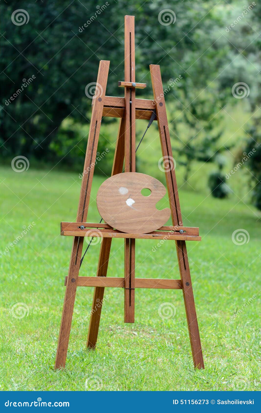 Artist Easel stock image. Image of artist, paint, inspiration - 51156273