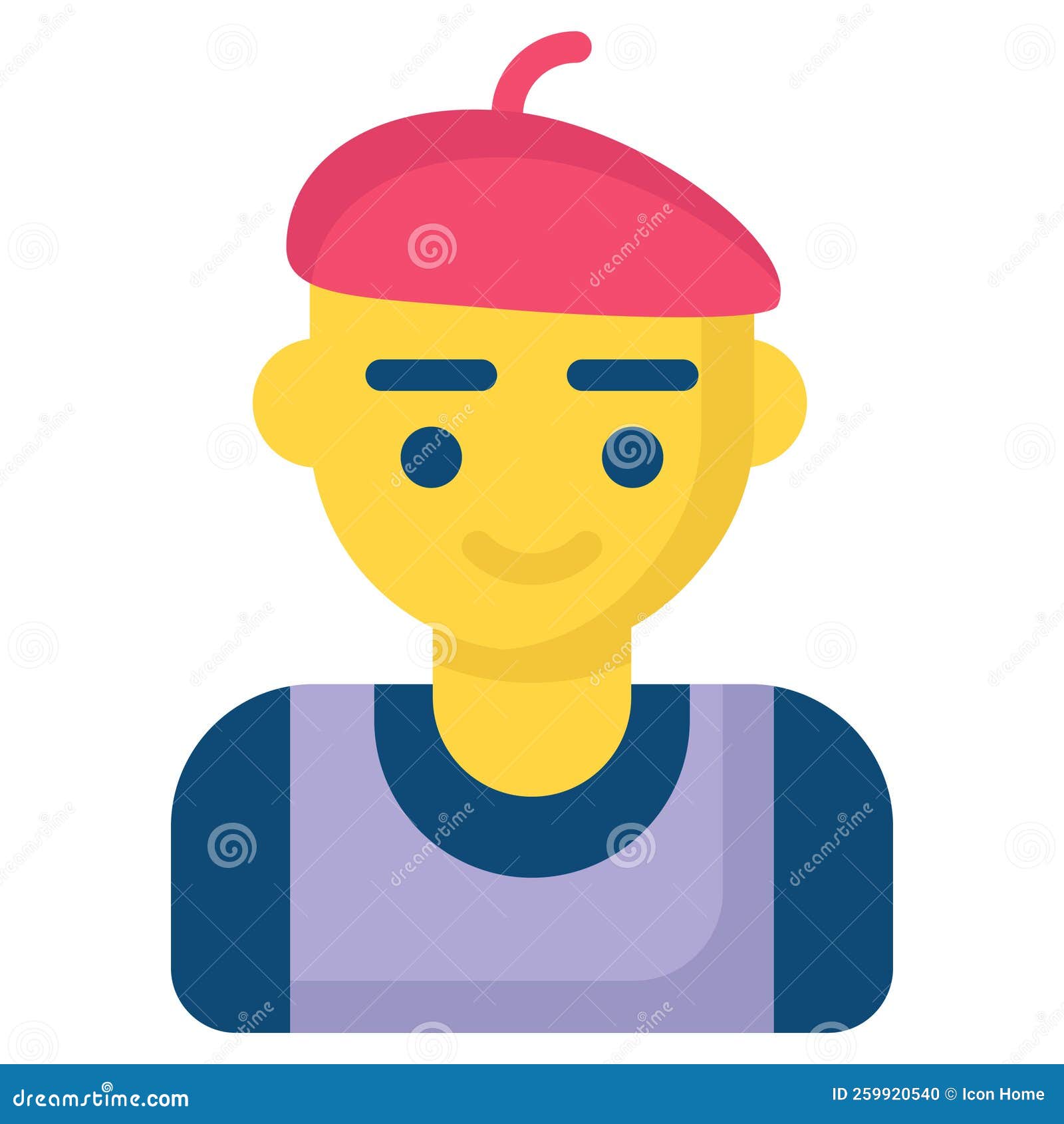 Artist Flat Icon , Photography and Digital Art Flat Vector Icon Stock ...