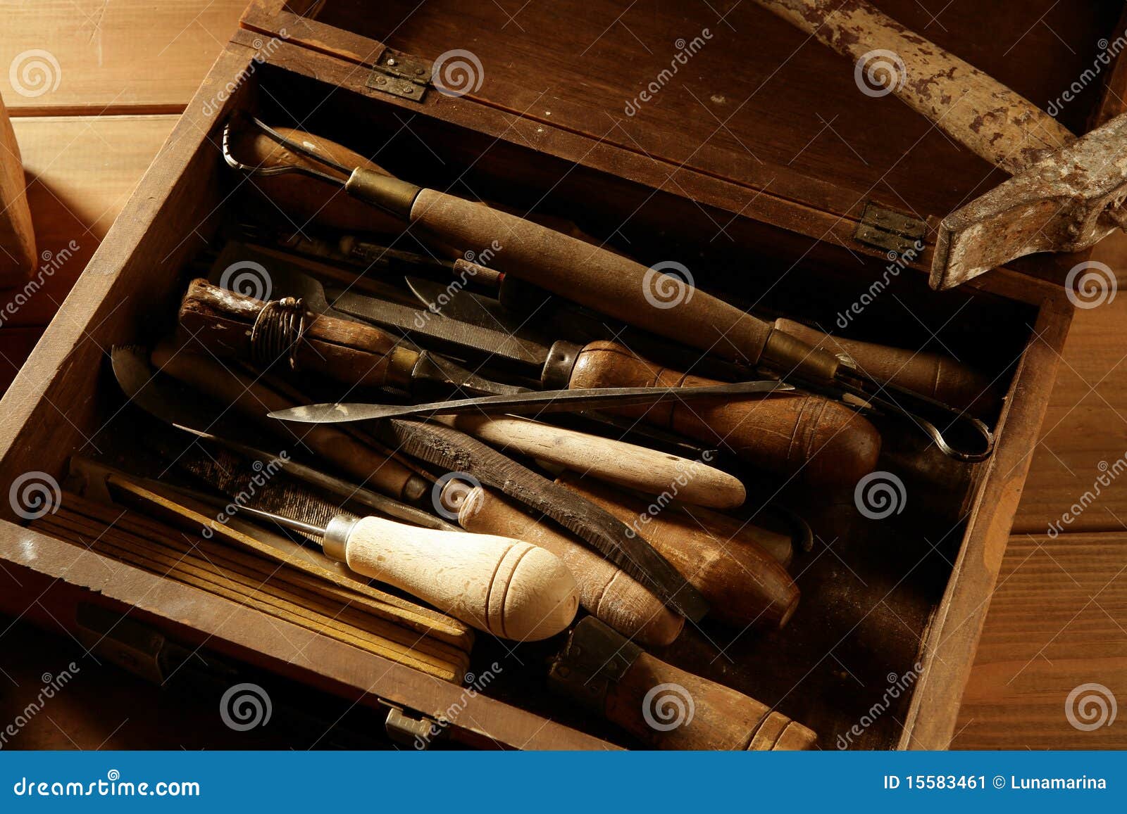 Artist Hand Tools for Handcraft Works Stock Image - Image of carpenter ...
