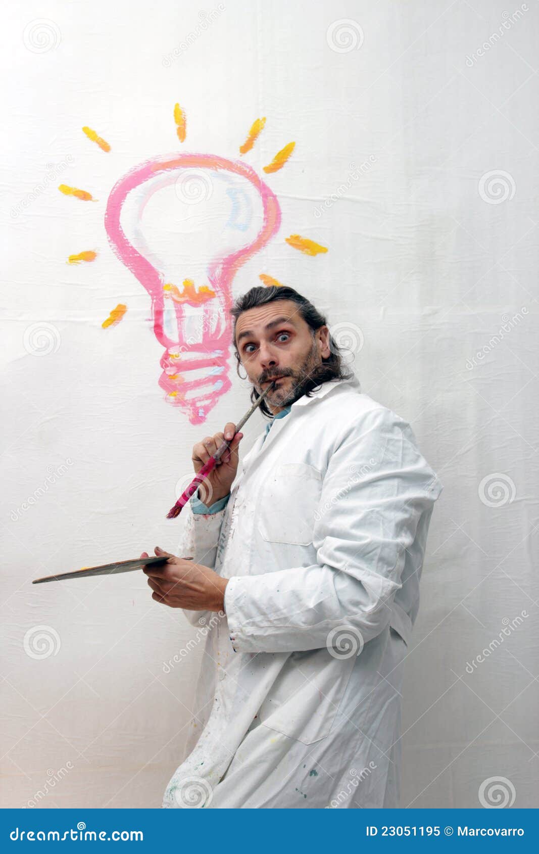 Artist idea stock image. Image of painter, concept, creativity - 23051195
