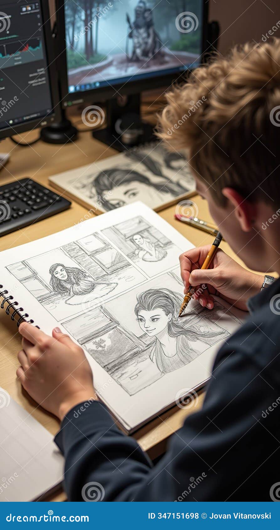 Pencil Storyboards Royalty-Free Stock Image | CartoonDealer.com #101683894