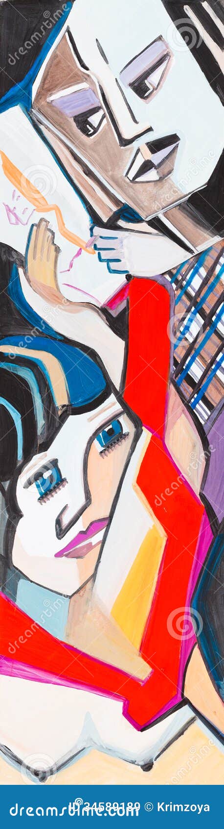 Artist and model stock illustration. Illustration of activity - 34589189