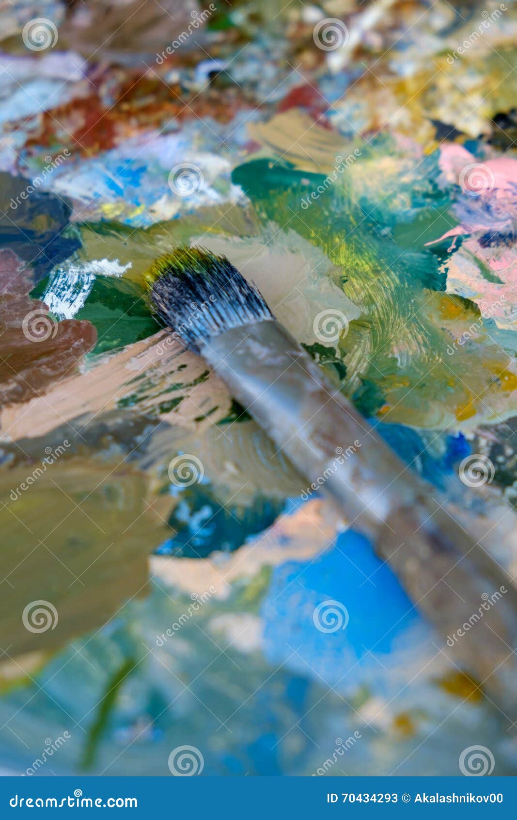 Artist paint brush stock image. Image of copy, equipment - 70434293