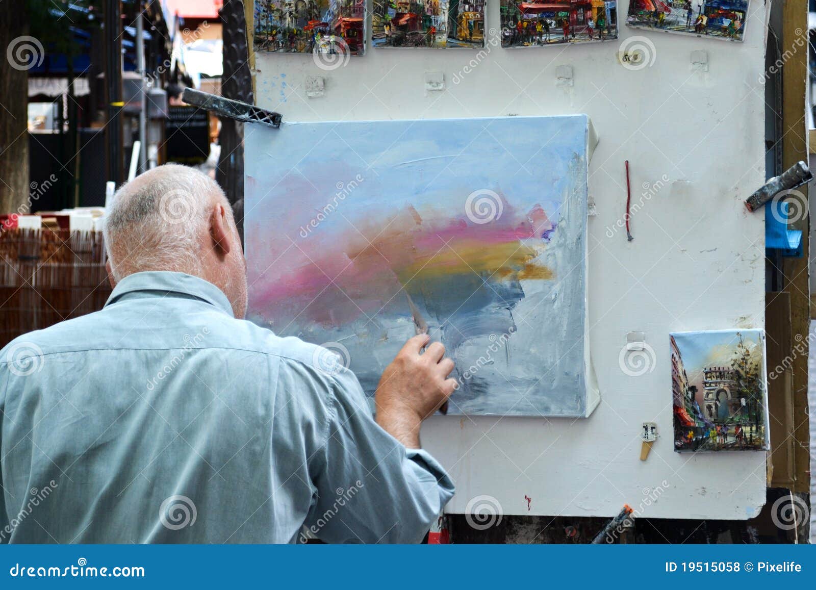 Artist painter editorial stock photo. Image of artisan - 19515058