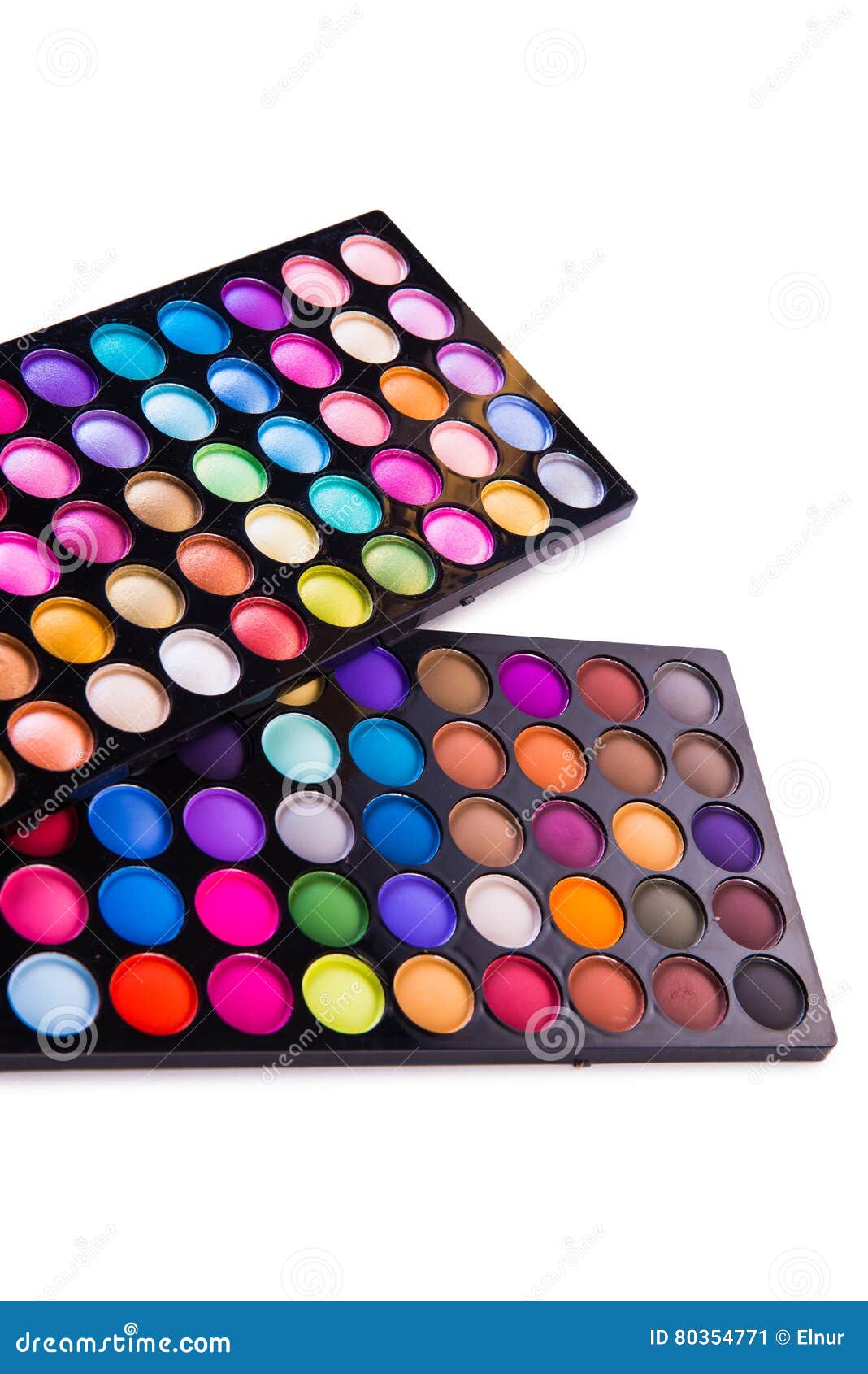 The Artist Palette Isolated on White Stock Image - Image of brushing ...