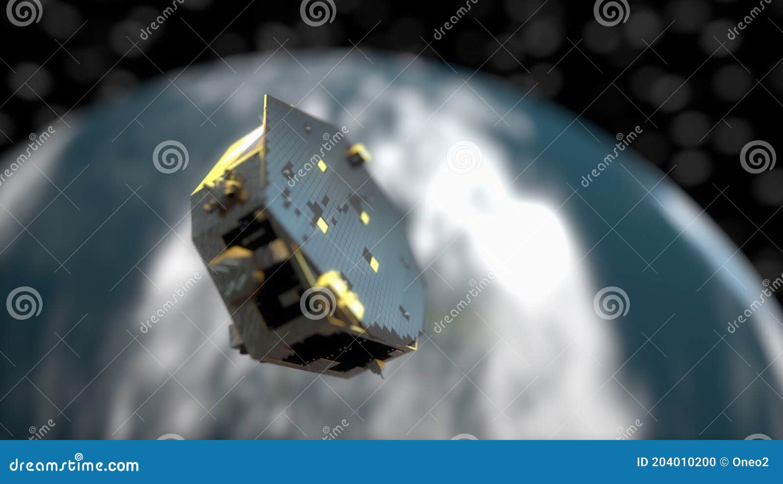 Artist Rendering, LISA Pathfinder Mission Stock Footage - Video of ...
