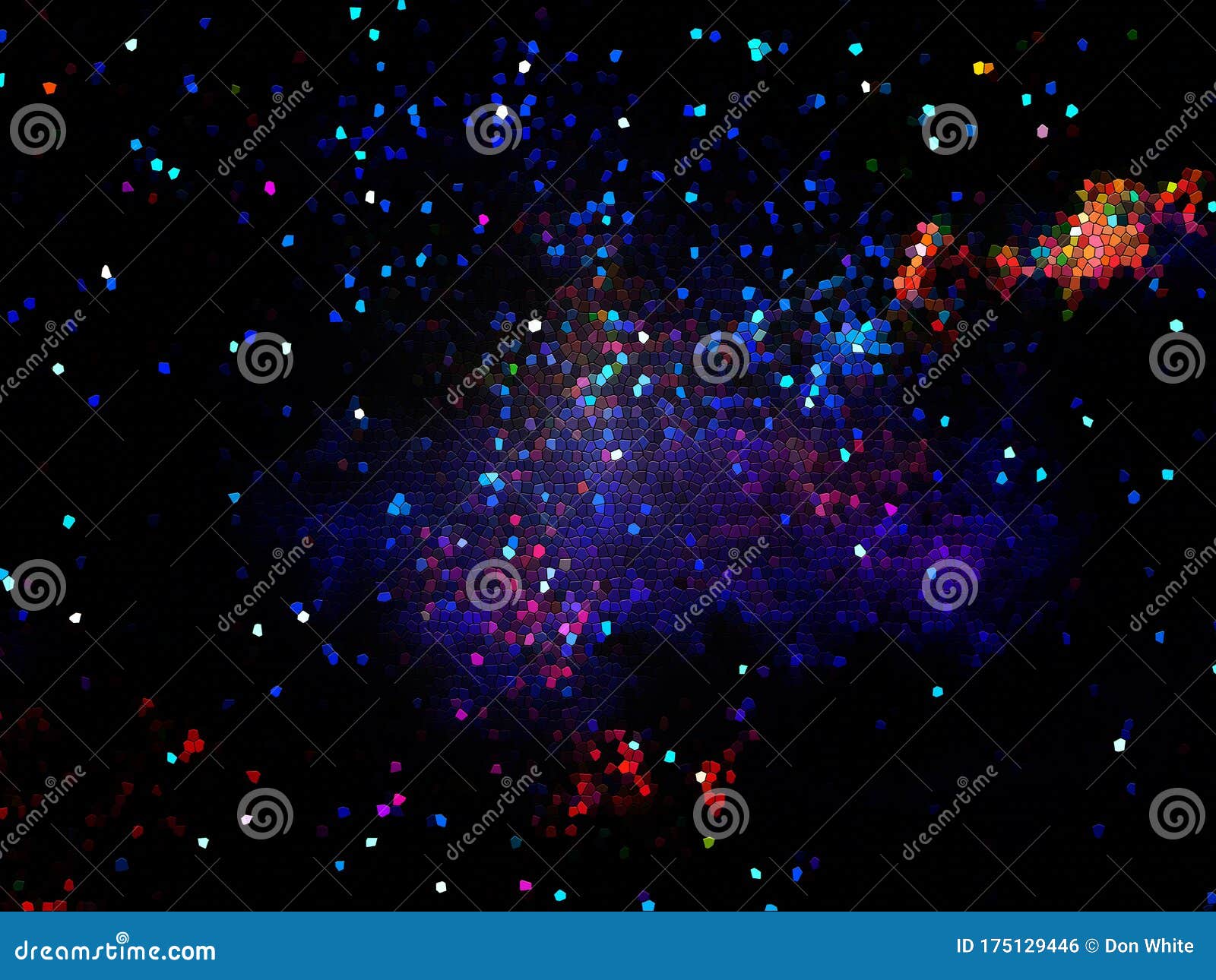 Representational Dark Blue Outer Space Background Stock Illustration ...