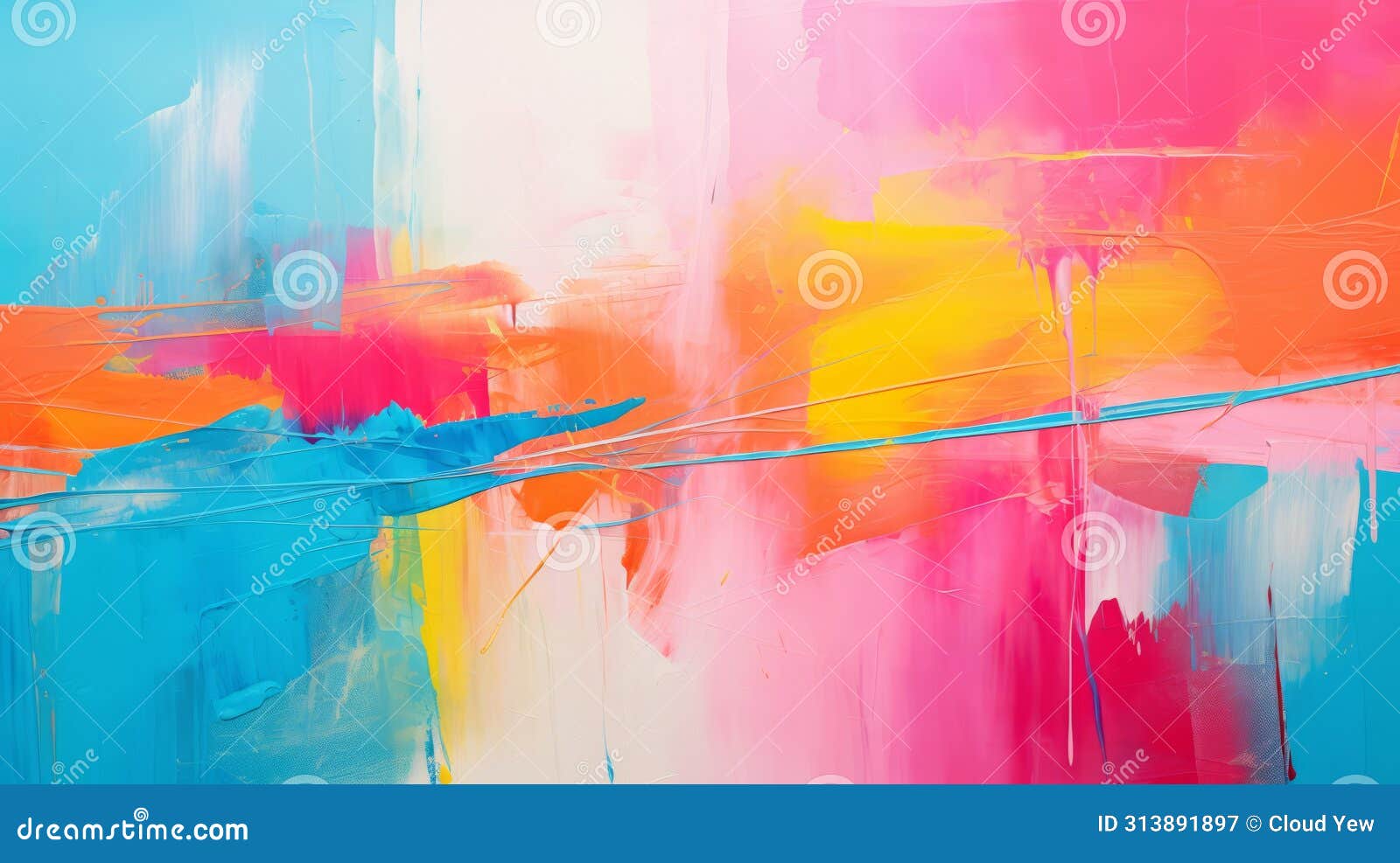 An Artist S Bold Use of Color To Create a Visually Striking Painting ...