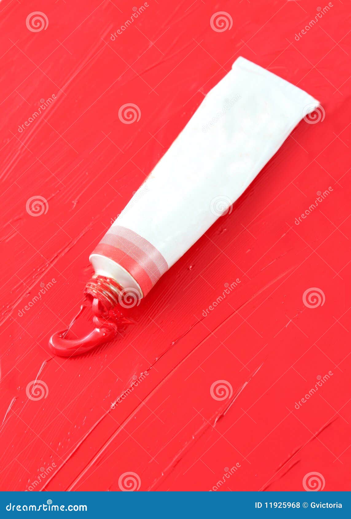 Artist S Colorful Red Paint Stock Photo - Image of craft, paints: 11925968