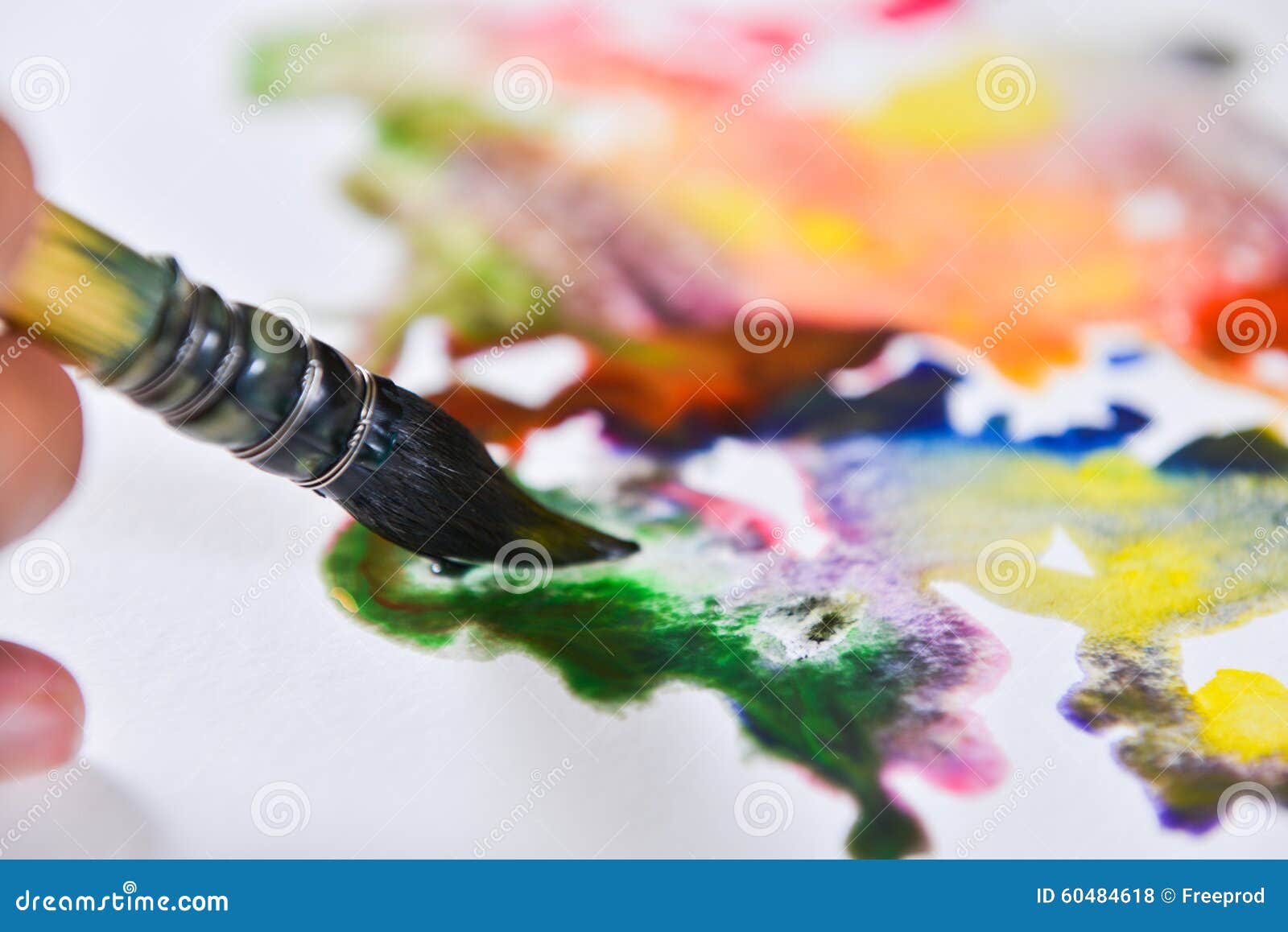 Applying Paint Stock Image | CartoonDealer.com #50670889