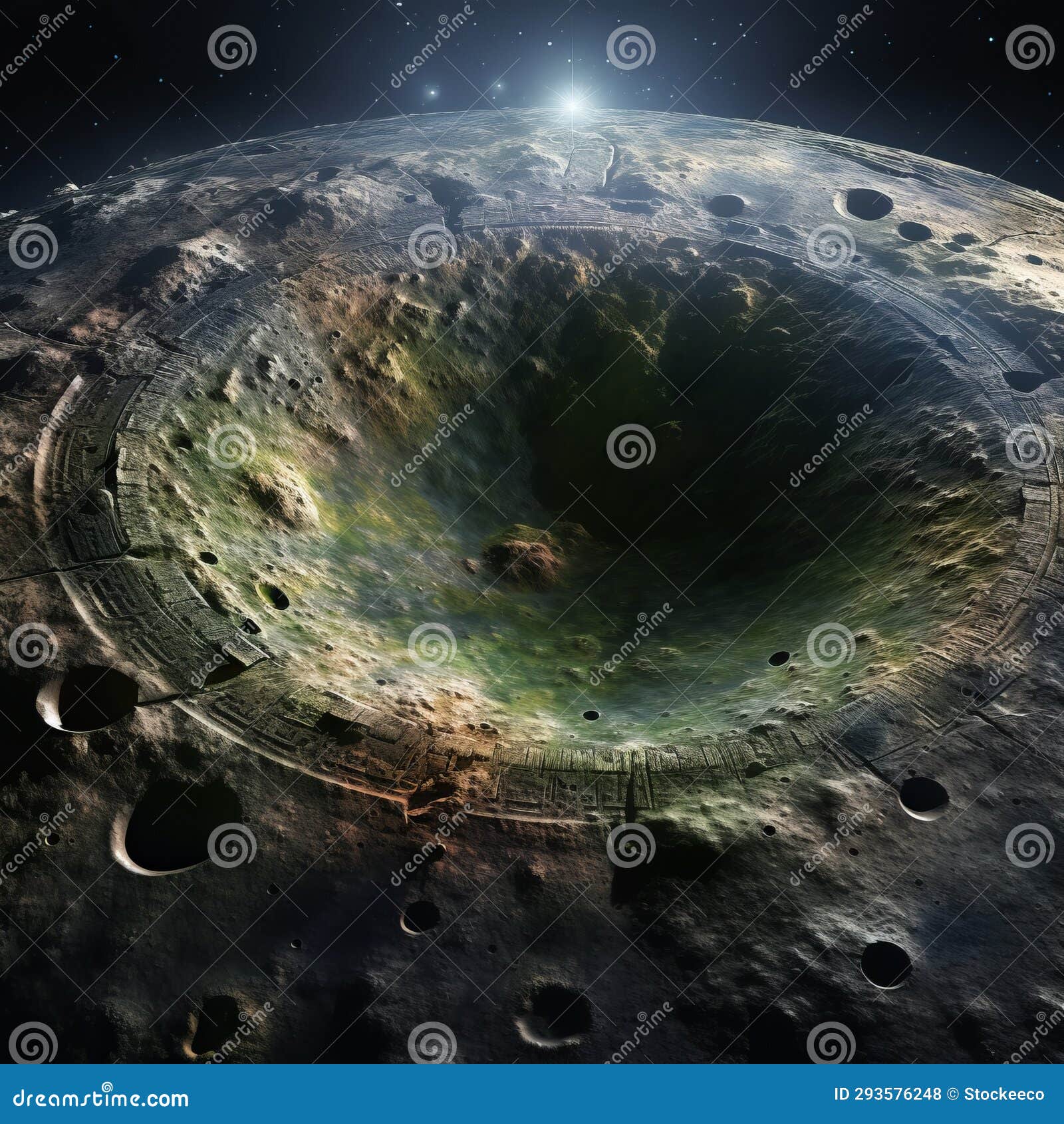 Giant Hole Moon: a Multilayered Realism Concept with Whirring ...