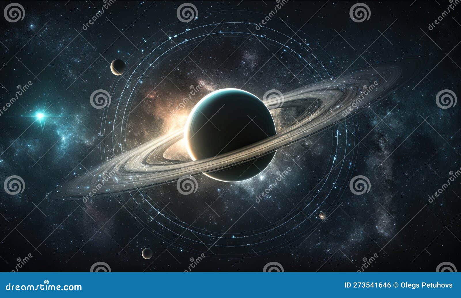 An Artist S Rendering of a Planet in the Solar System Stock ...