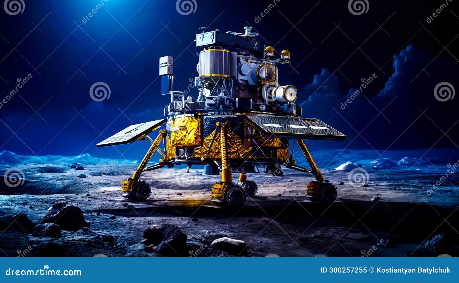 Artist S Rendering of Space Station on the Surface of the Moon ...