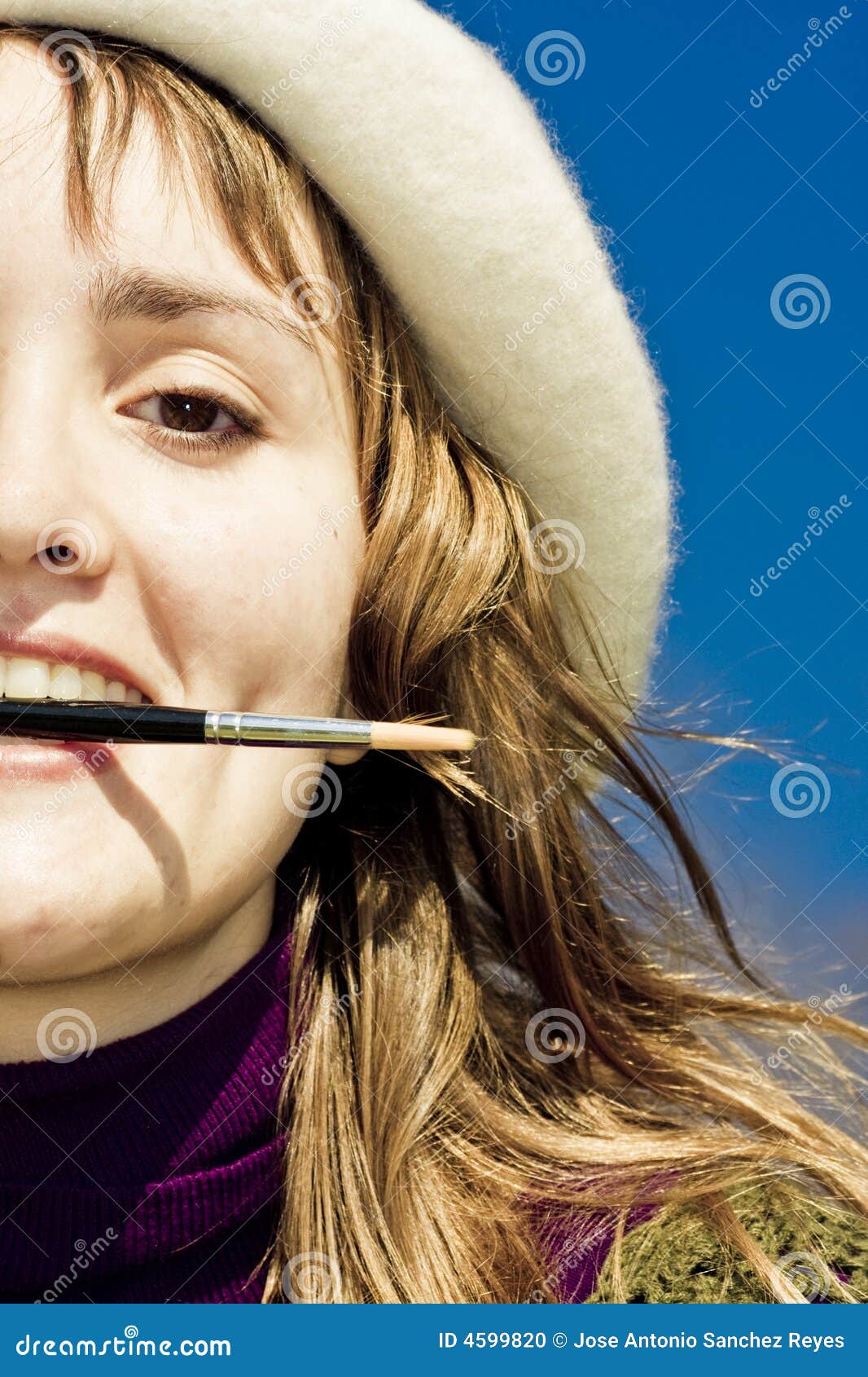 Artista pazzesco fotografia stock. Immagine di aperto - 4599820