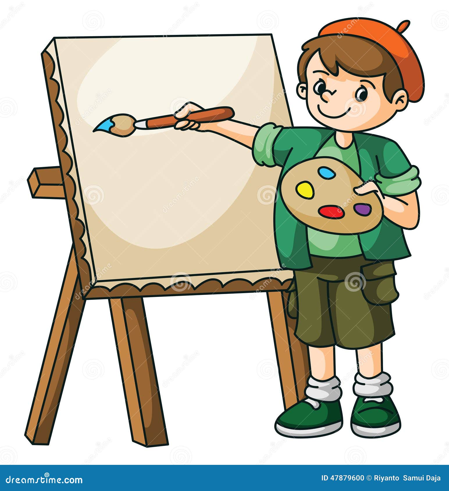 Clipart Artiste Peintre Gratuite