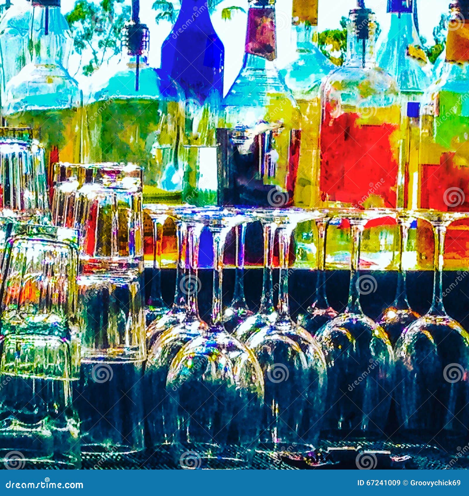 Artistic Abstract Bar Image. Stock Image - Image of club, abstract ...