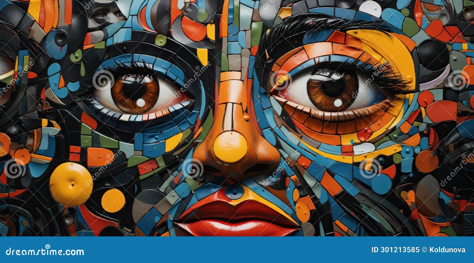 Artistic Amalgamation of Faces from Around the Globe, Interspersed with ...