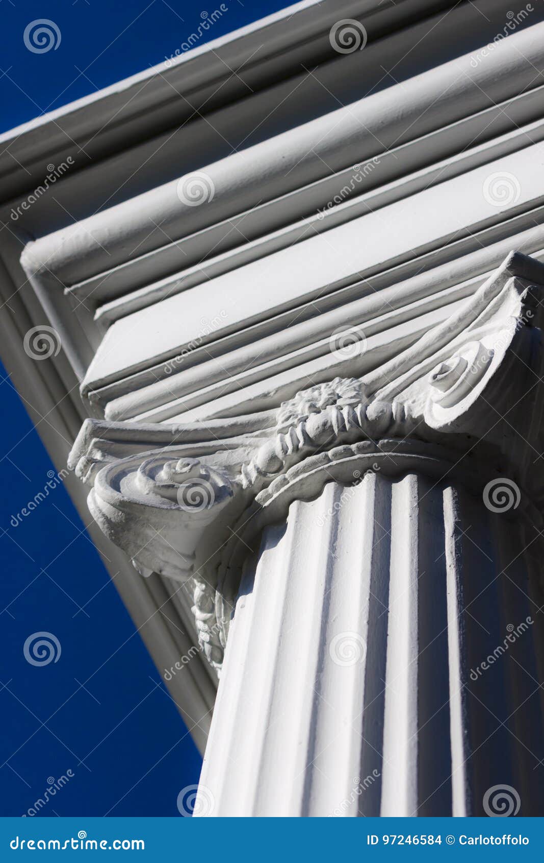 Artistic Architecture: Ionic Columns Stock Photo - Image of create ...