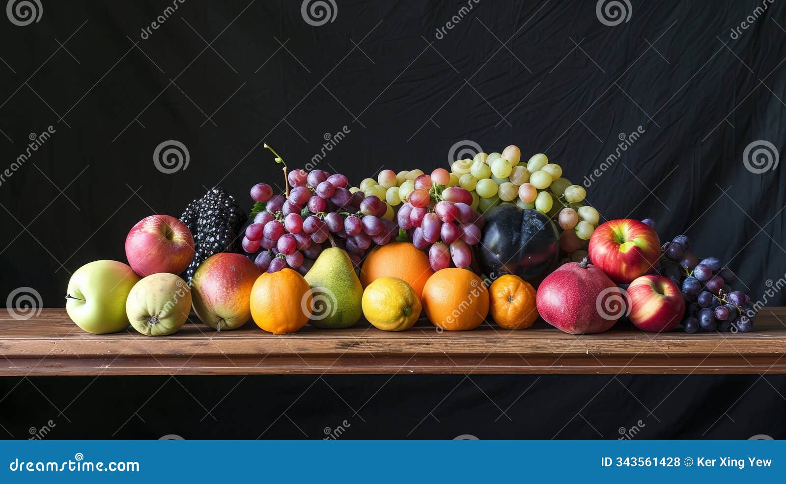 Artistic Arrangement of Fruits Captured in a Professional Studio Setup ...