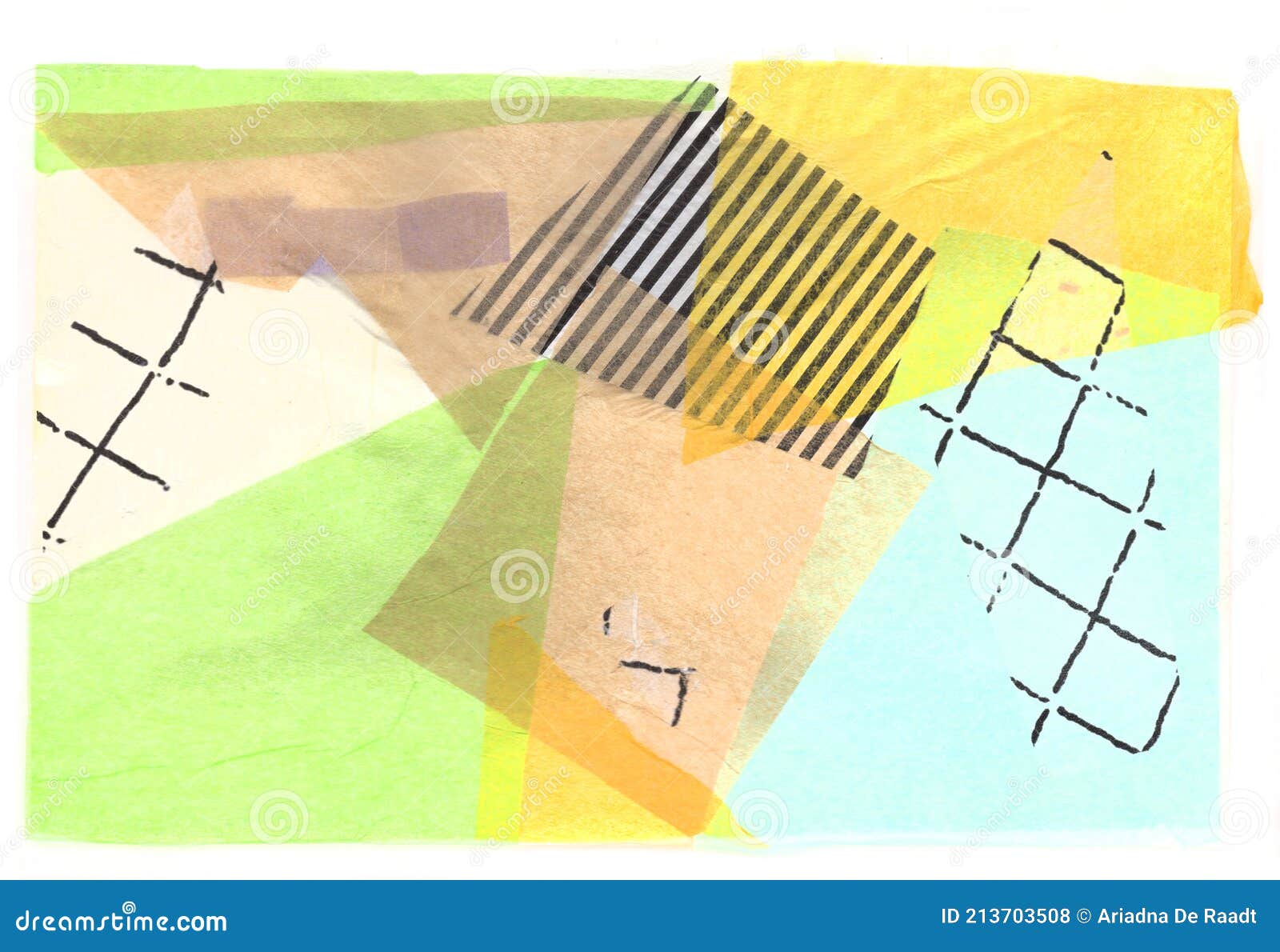 Artistic Background Collage from Different Texture Elements Stock Photo ...