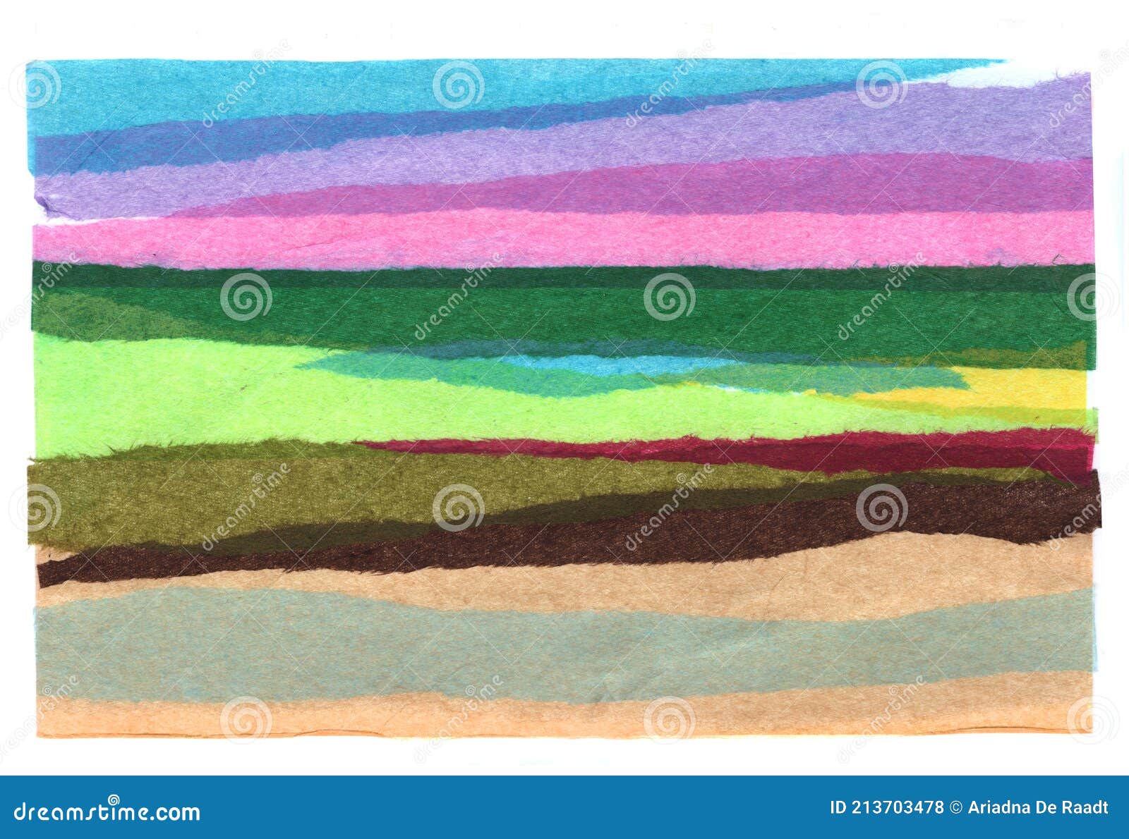 Artistic Background Collage from Texture Elements Stock Photo - Image ...