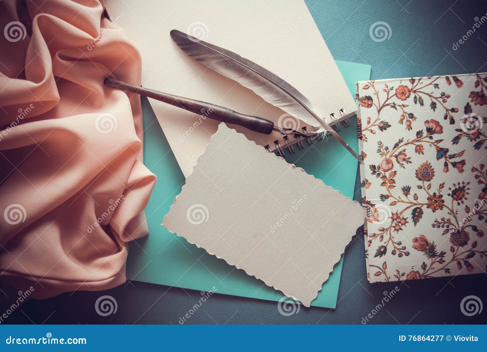 Artistic Background with Soft Pink Drapery Stock Image - Image of card ...