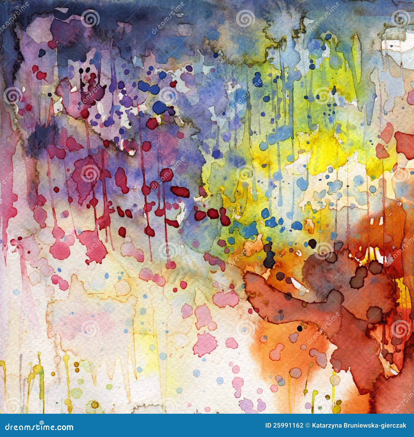 Artistic Background Watercolor Stock Illustration - Illustration of ...